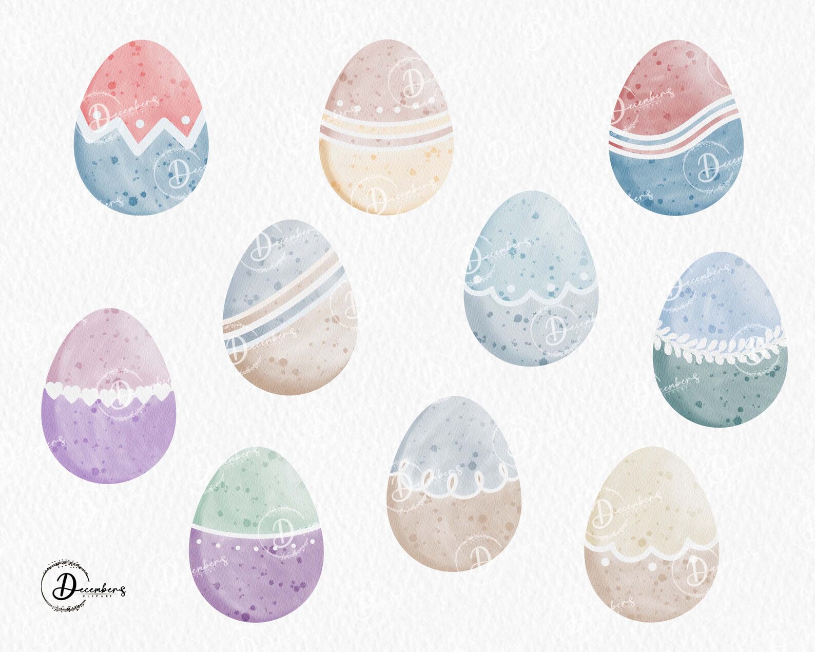 Watercolor Easter Eggs Clipart Png, Easter Day, Christian Easter Png ...