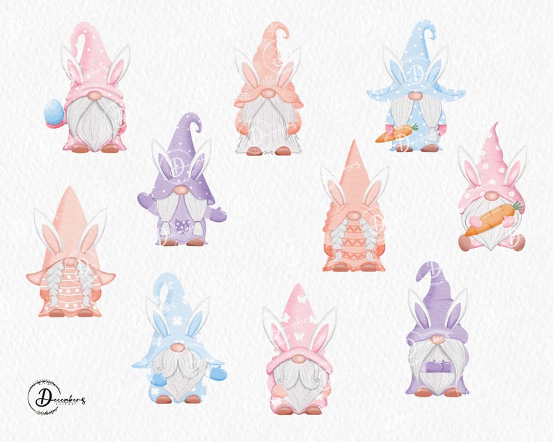 Watercolor Easter Gnome Clipart Png, Easter Day, Christian Easter Png ...