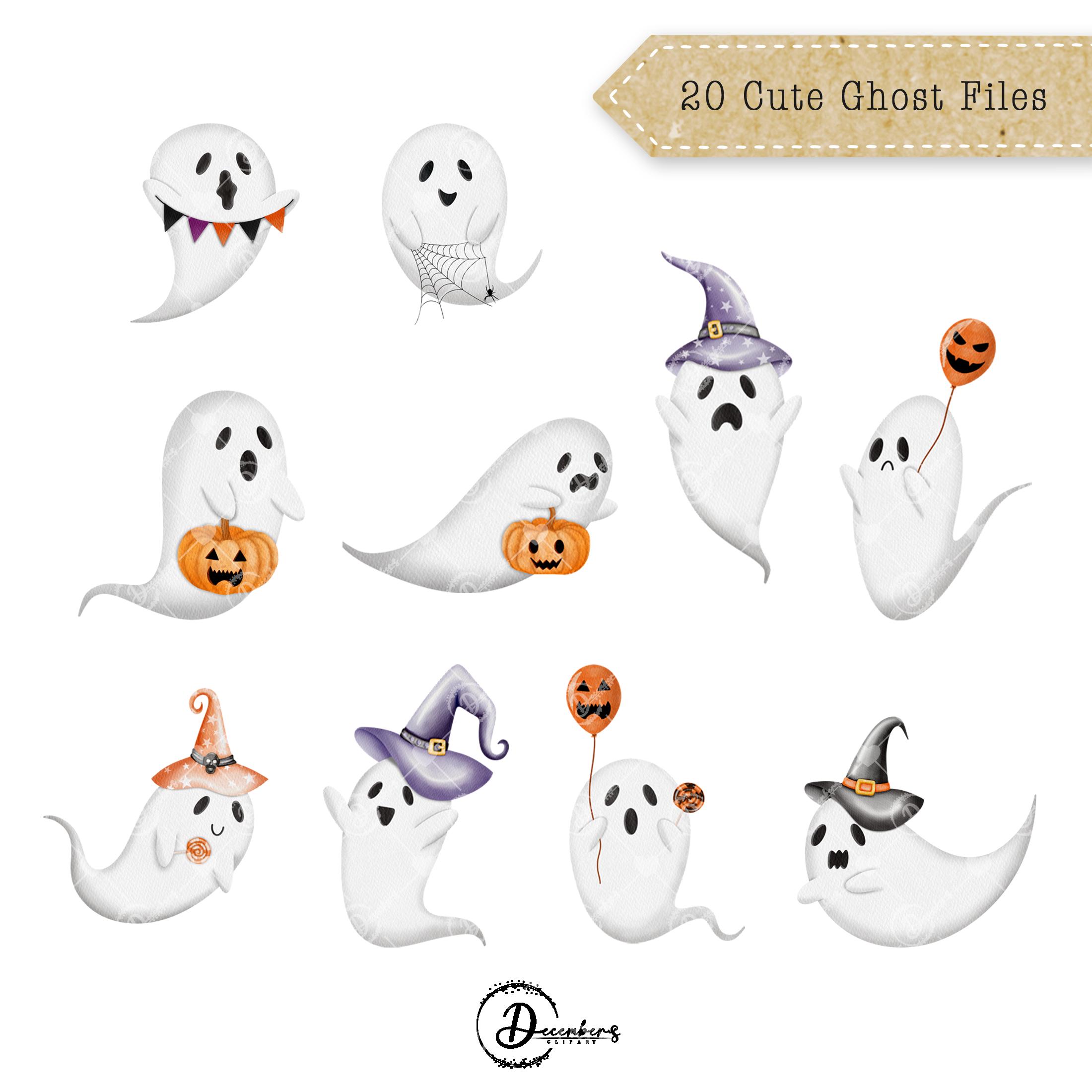 Halloween Clipart, Halloween Party Clipart, Halloween Watercolor ...