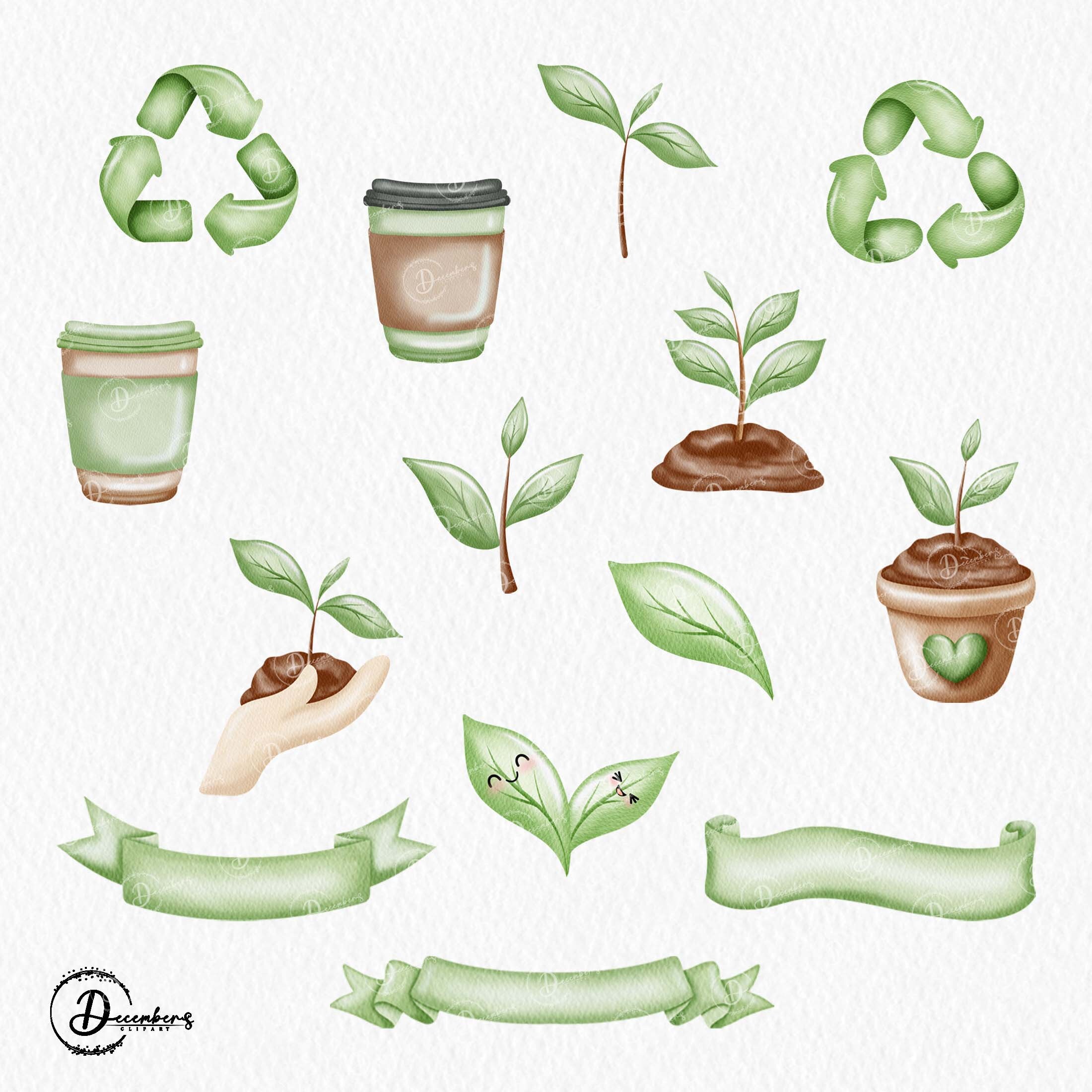 Earth Day, Watercolor Earth Day, Earth Day Clipart, Environment Clipart ...