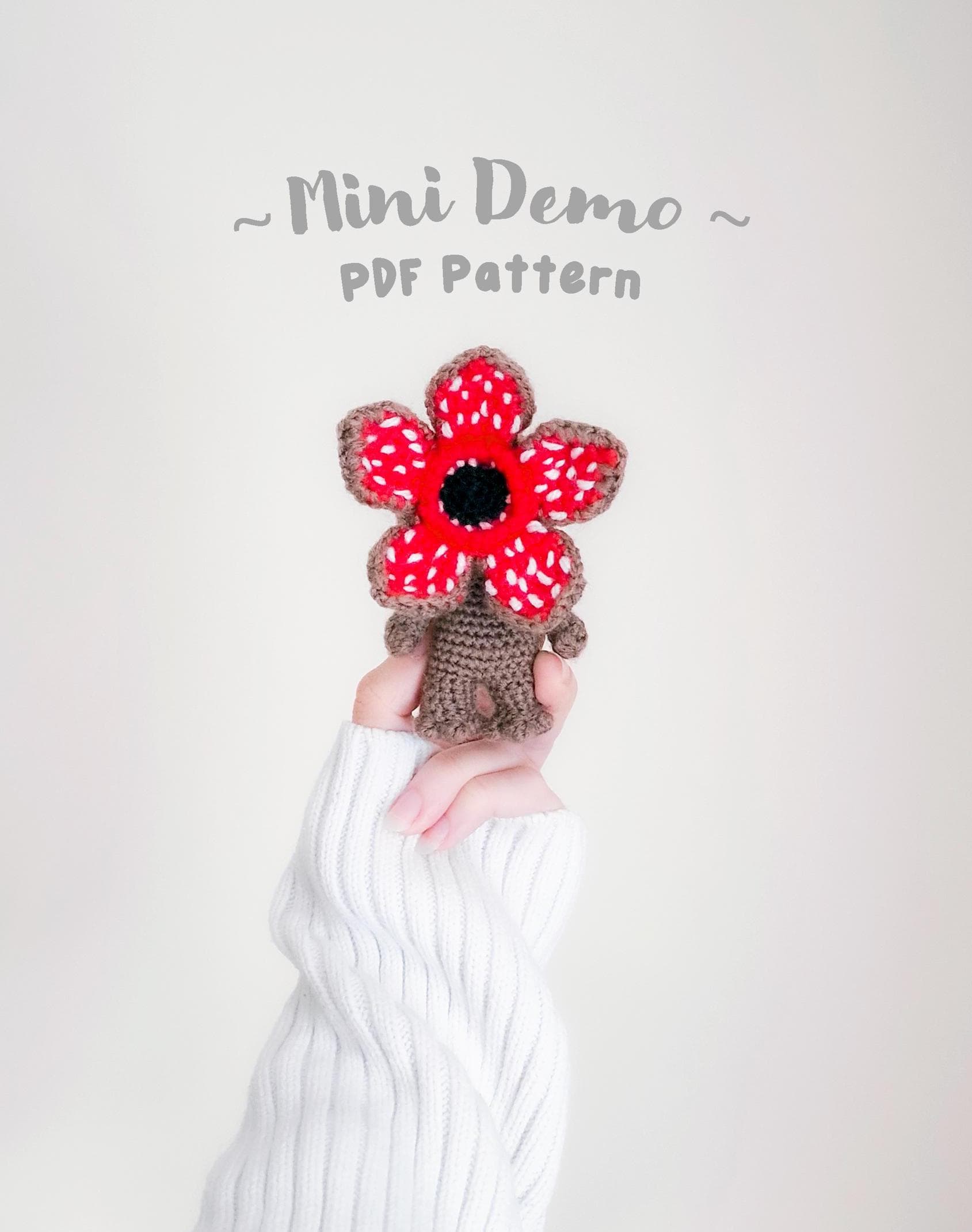 Mini Demogorgon Crochet Pattern: Amigurumi Monster Doll (PDF Download ...