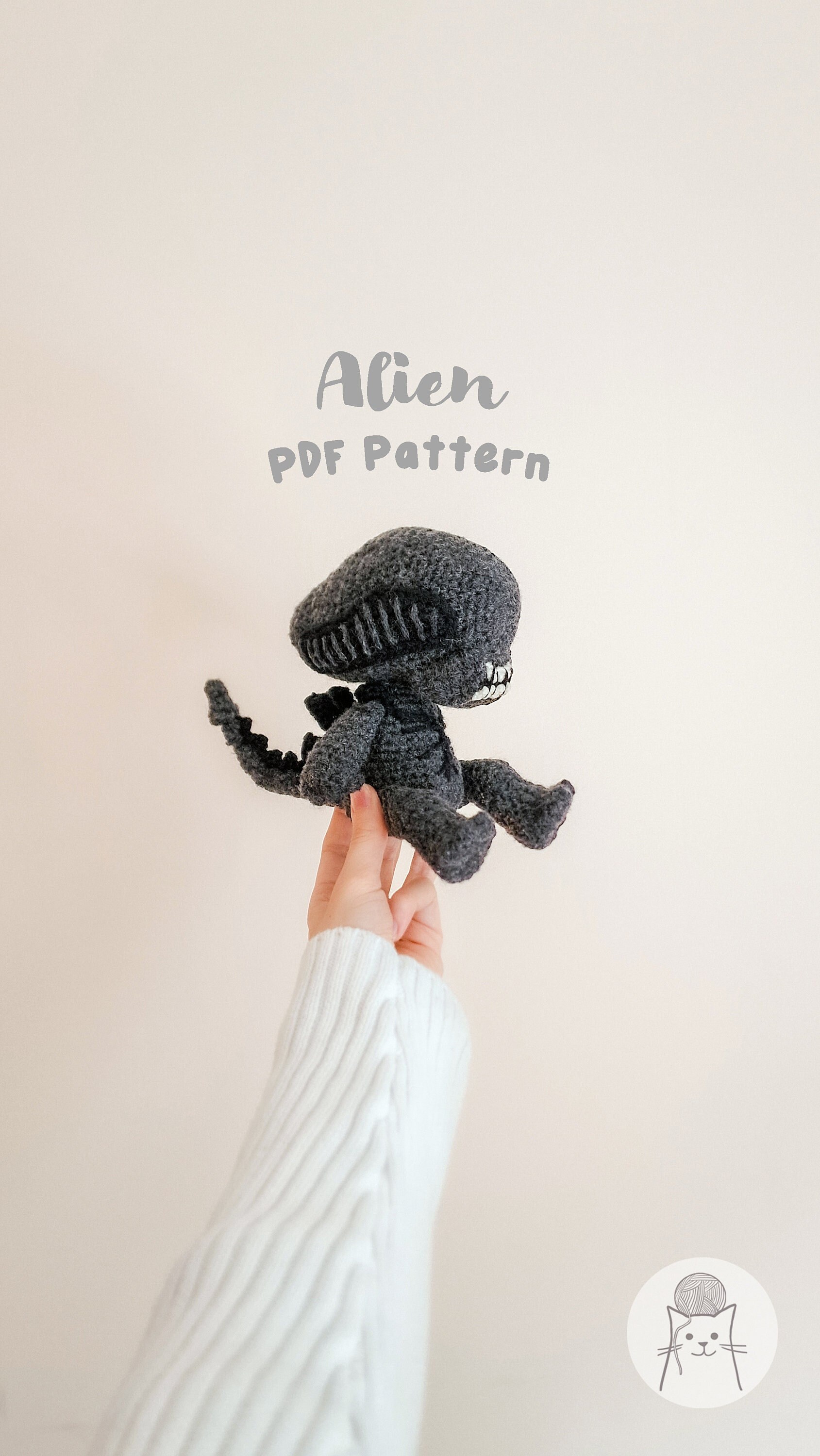 Alien Xenomorph, Dead by Daylight Crochet PDF Pattern - Etsy