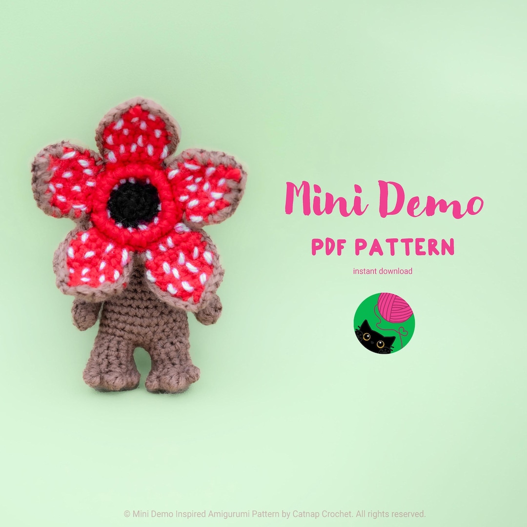 Mini Demo - Crochet PDF PATTERN | Cute, Scary, Spooky, Halloween ...
