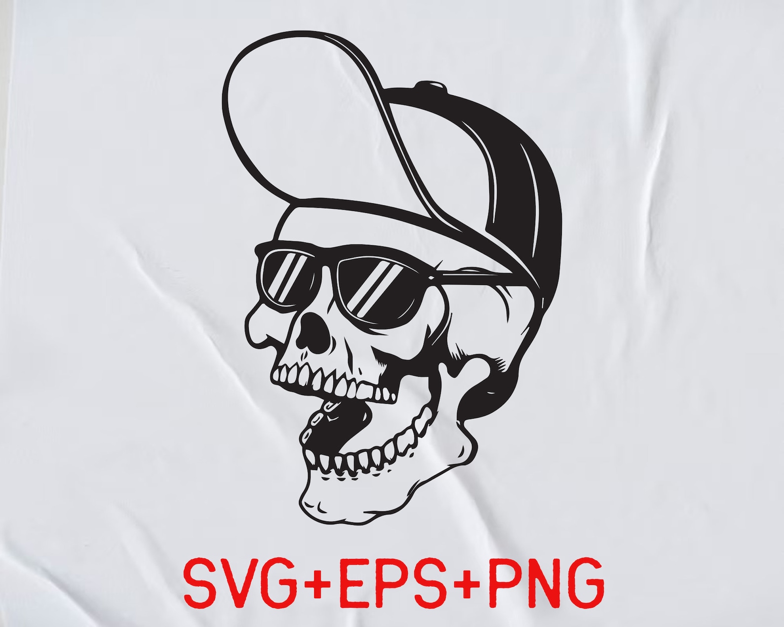 Enjoying Skull Svg Skull Wear Cap Svg Skull Smiles Svg Skull Svg Cricut ...