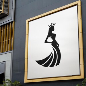 Silhouette Girlsilhouette Womanminimalist Woman Svgbeautiful Woman ...