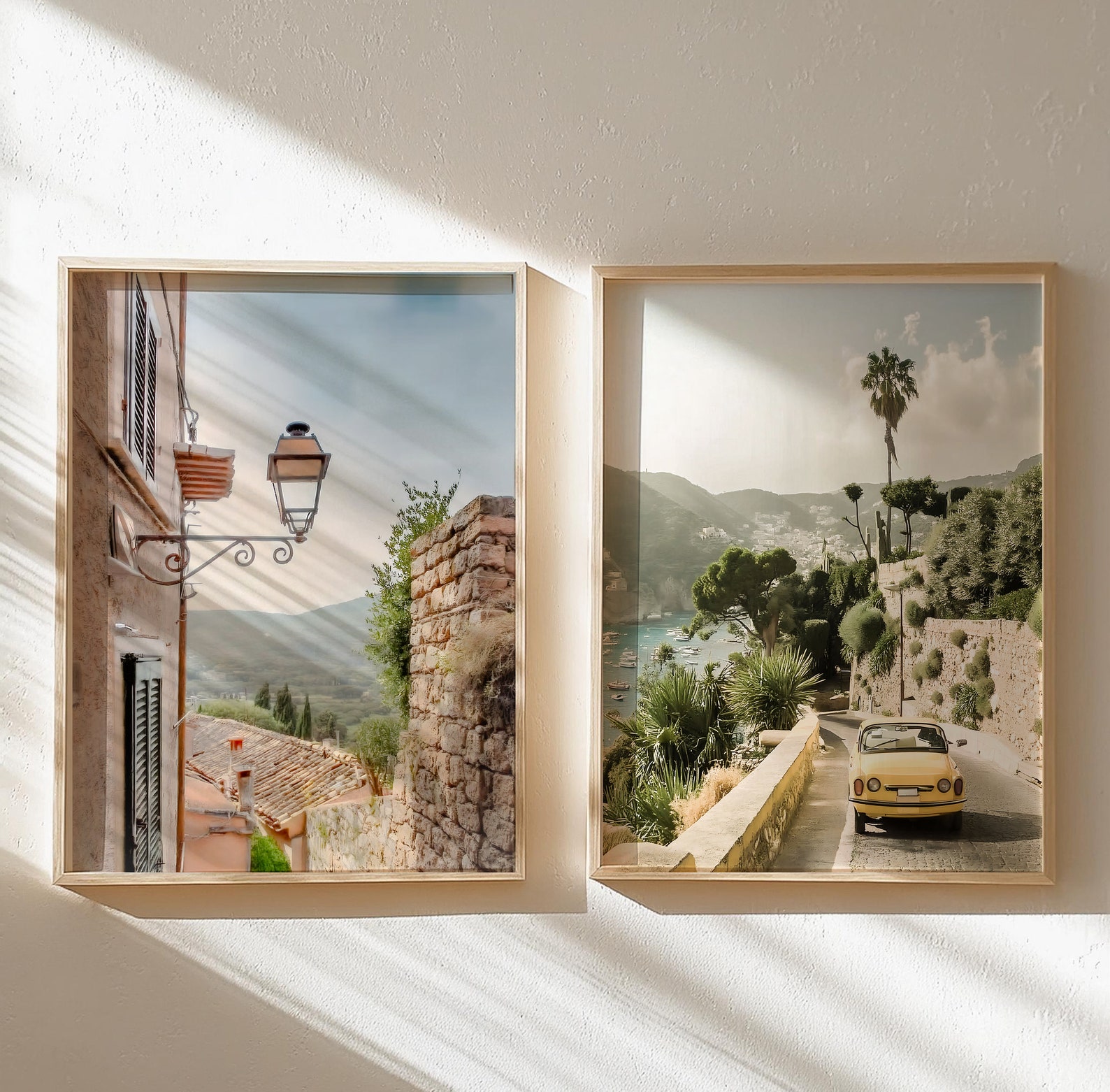 6 SET Italy Wall Hanging, Italian Vibe Wall Art, Travel Poster, Italian ...