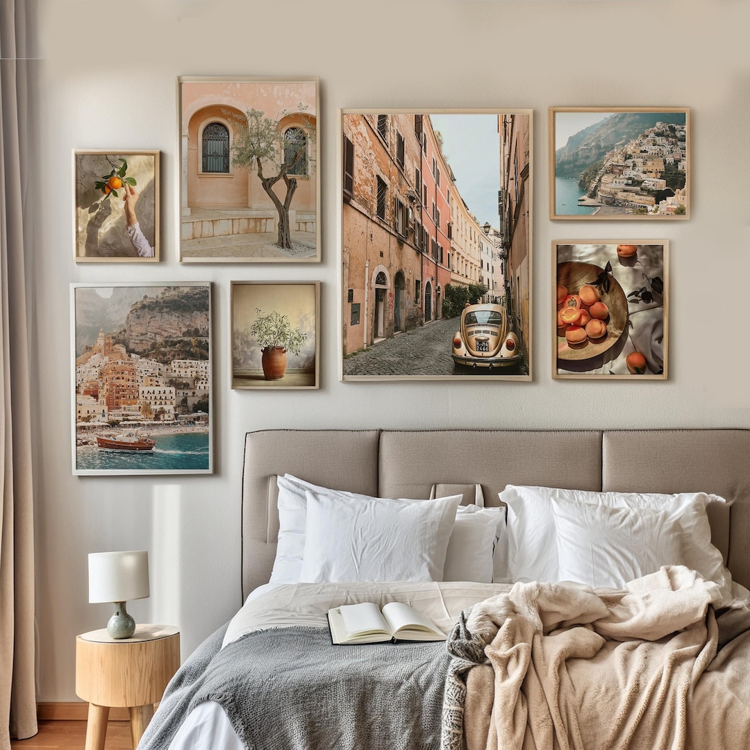 8 SET Italy Wall Print, Italian Vibe Wall Art, Travel Poster, Set of 8 ...