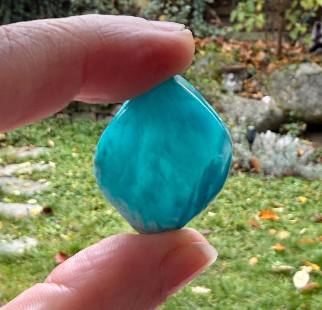 レイ鉱山産の非常に美しい透明なジェムシリカペンダント - Etsy 日本