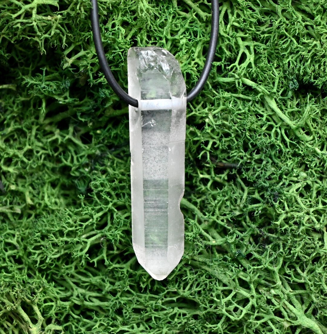 Beautiful LEMURIAN Seed Crystal Pendant - Etsy