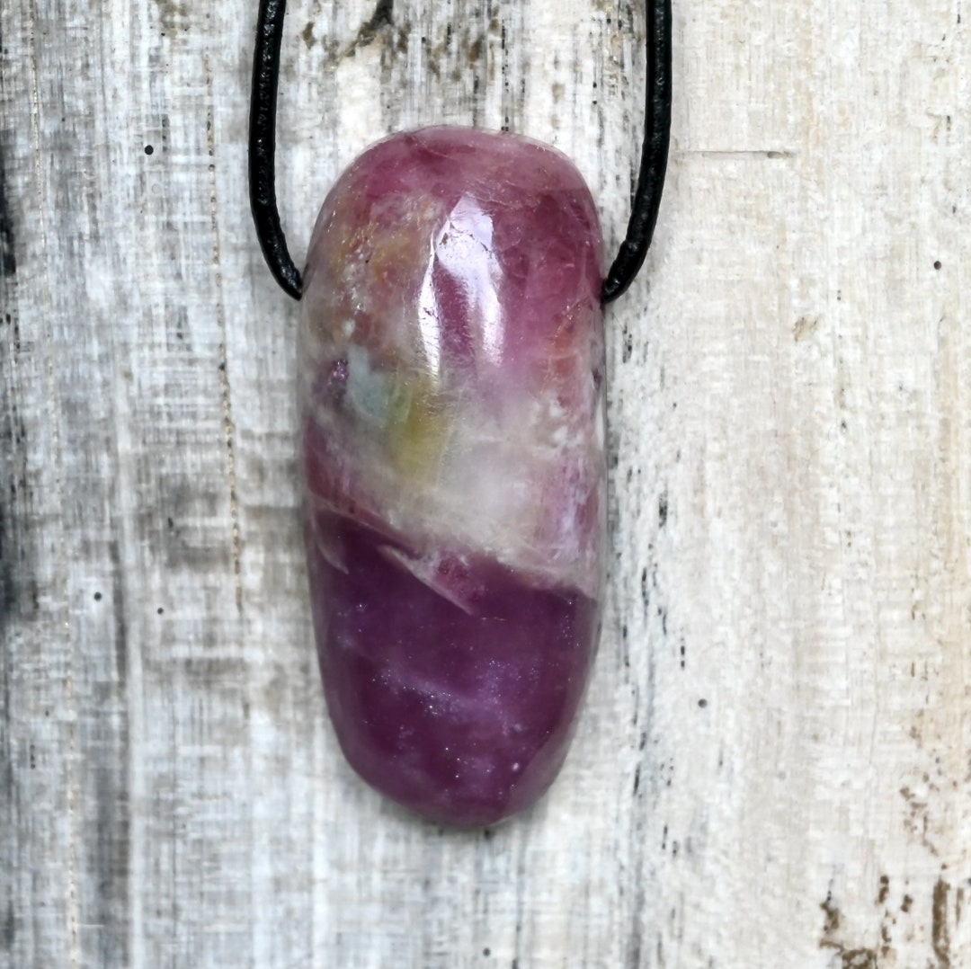 Beautiful, Untreated TOURMALINE Rubellite Pendant 104.4 Ct. - Etsy