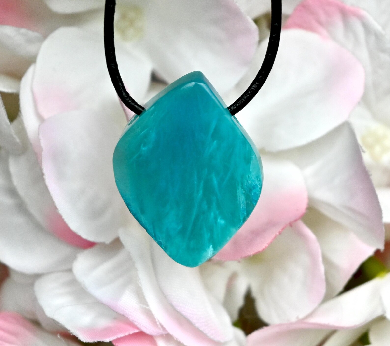 レイ鉱山産の非常に美しい透明なジェムシリカペンダント - Etsy 日本