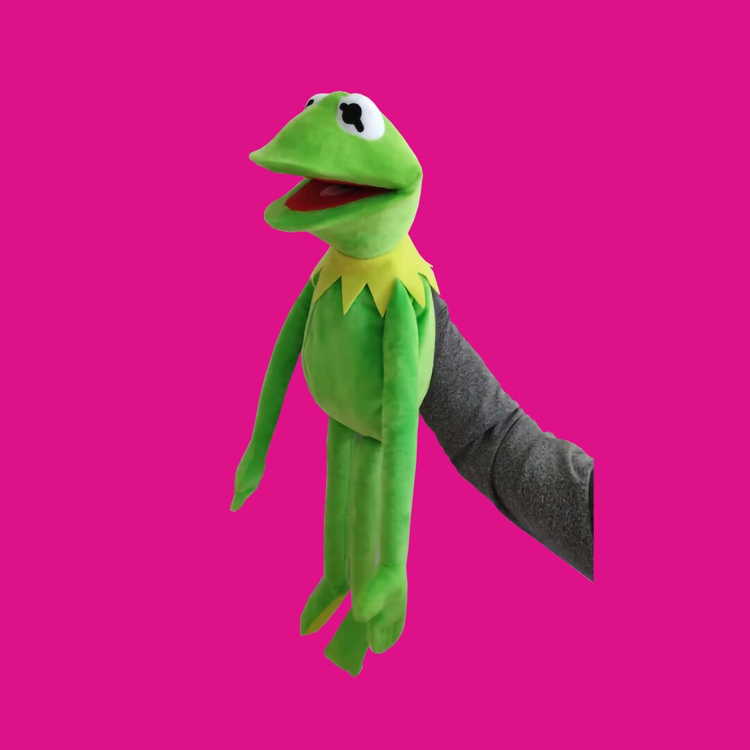 Sesame Street Kermit Toy, Kermit Plushie, Frog Hand Puppet - Etsy