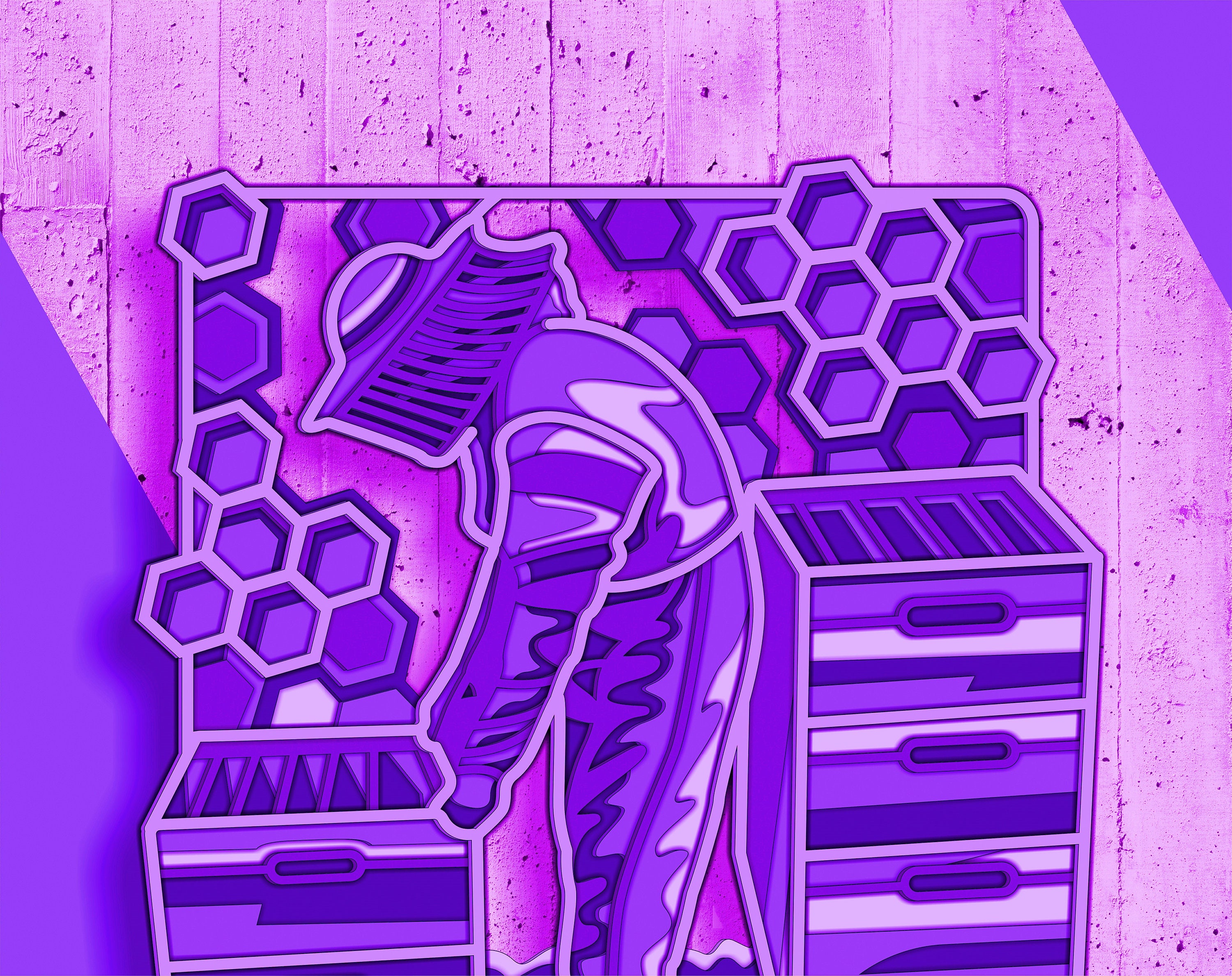 Beekeeper Layered SVG File for Cricut, Laser Cut Templates, Digital ...