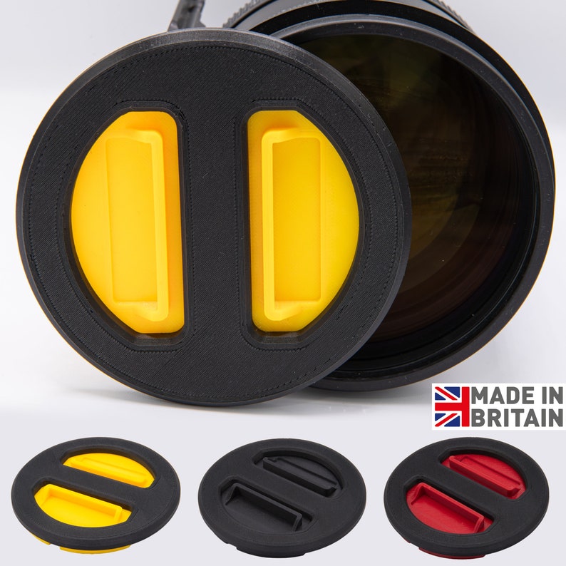 Custom Front Grip Spring Loaded Lens Cap for Nikon Af-s 600mm F/4e FL ...