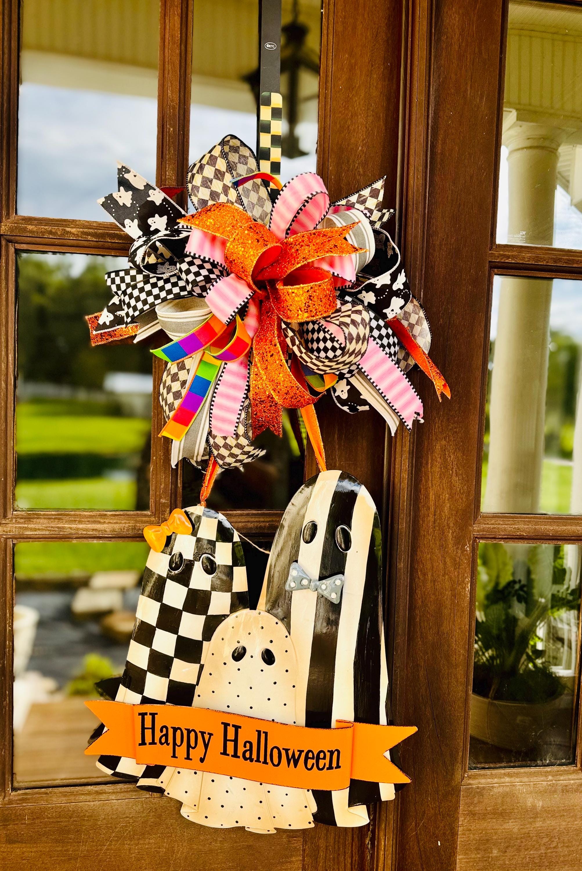 Hand Painted Whimsical Ghost Door Hanger - Etsy