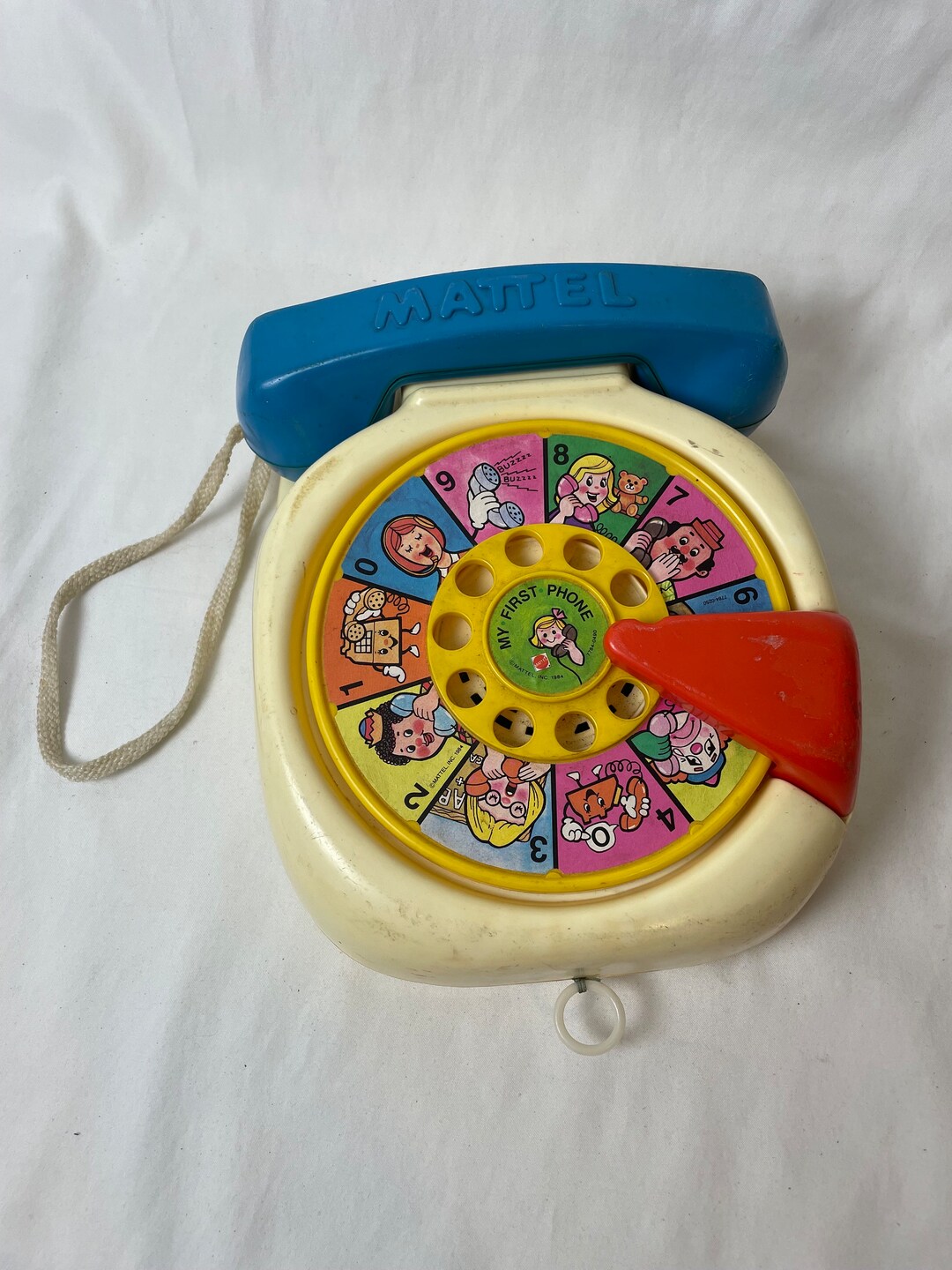 1984 Mattel, My First Phone Pull String Toy - WORKS - Etsy