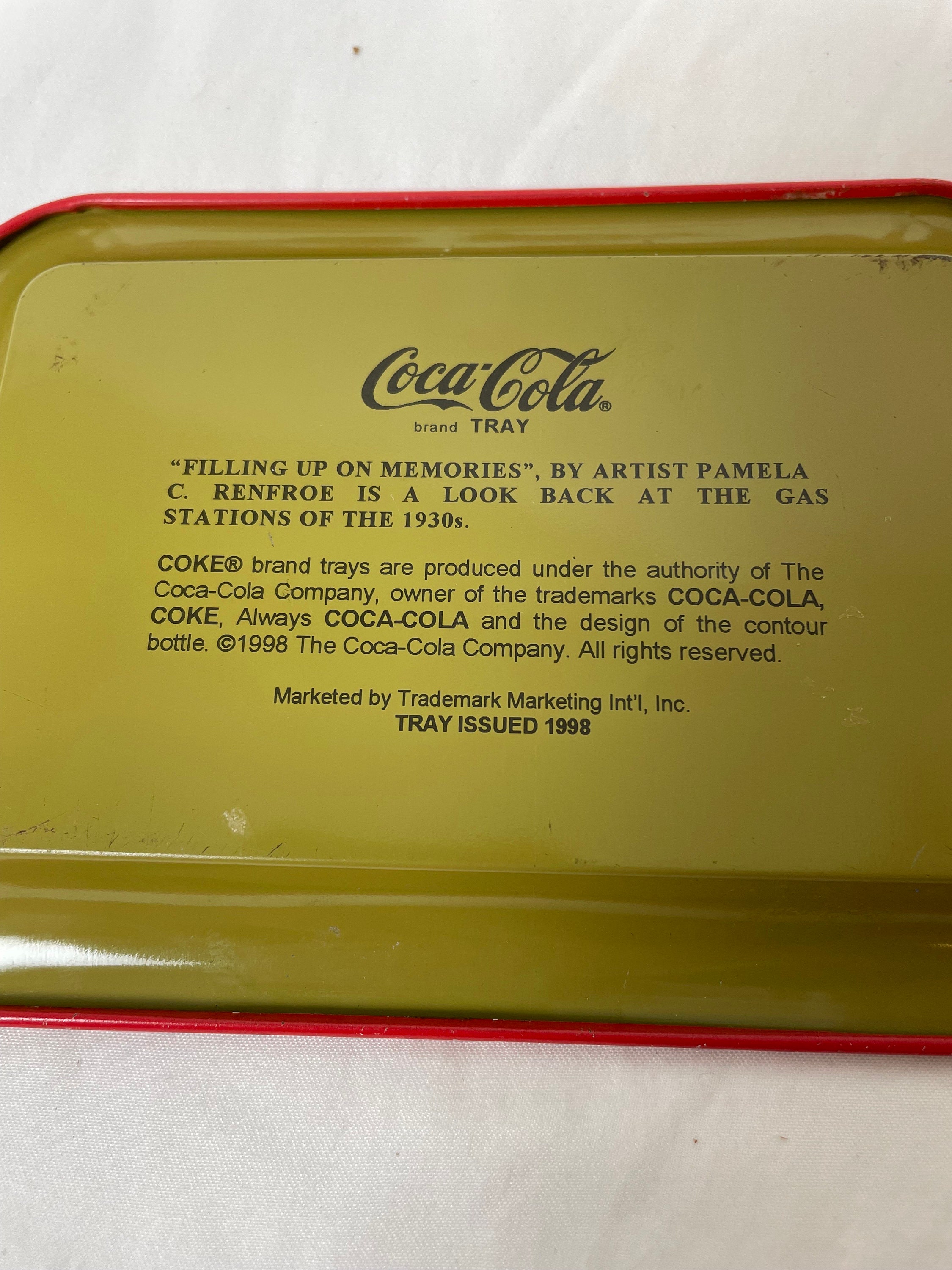 1998 Mini Coca Cola John Deere Tin Tray - Etsy