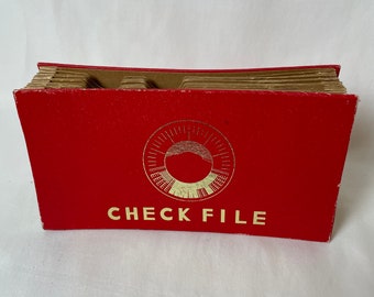 Vintage Porta File Check Box With Key by Hamilton Metal Products Co ...