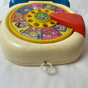1984 Mattel, My First Phone Pull String Toy WORKS - Etsy