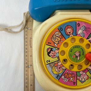 1984 Mattel, My First Phone Pull String Toy WORKS - Etsy