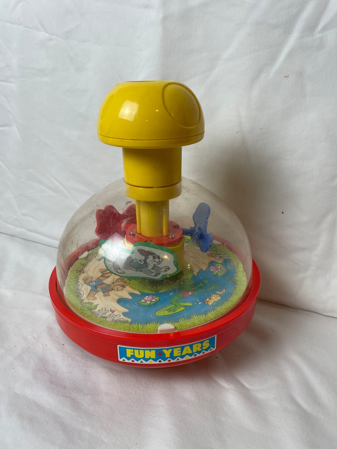 Redbox Fun Years Vintage Push and Spin Toy - Etsy