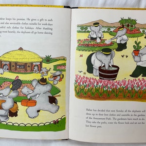 2 Vintage Babar the Elephant Hardcover Books 1963 & 1972 - Etsy