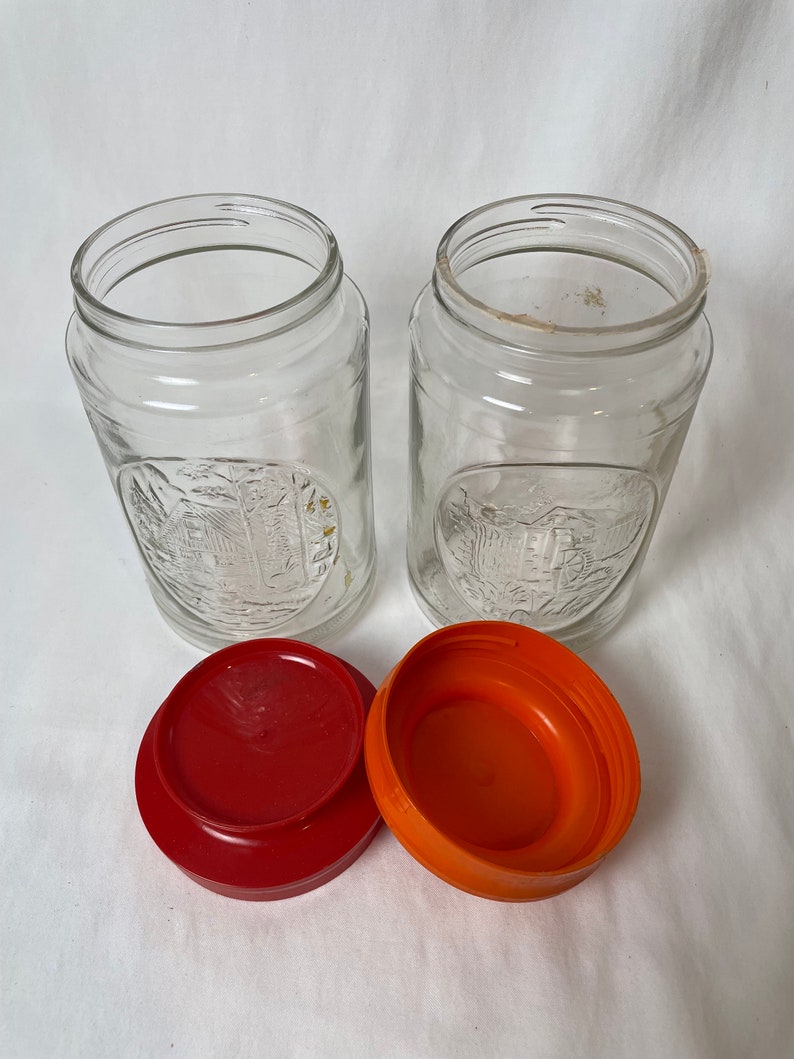 2 Vintage Anchor Hocking TANG Jars With Lids - Etsy