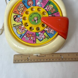 1984 Mattel, My First Phone Pull String Toy WORKS - Etsy