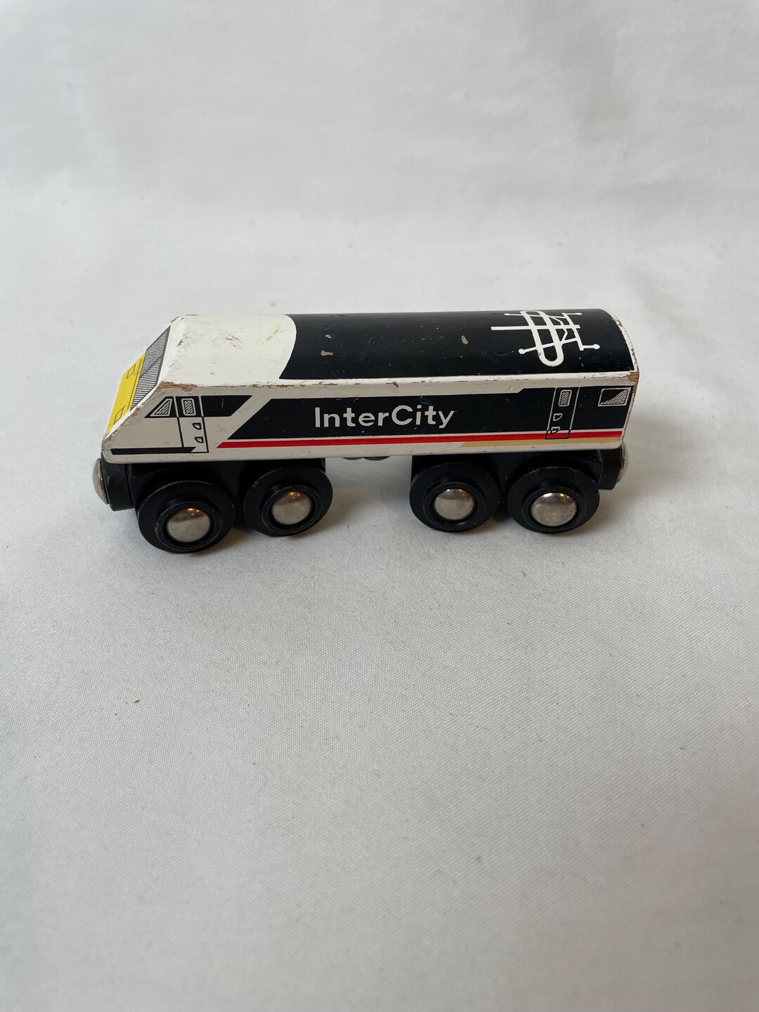 Vintage 1994 Brio 33421 Wooden Intercity Train Engine, Black, White ...