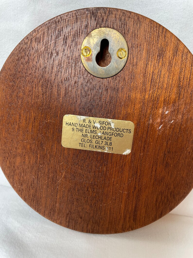 Vintage Ceramic and Wood Wall Decor - Etsy