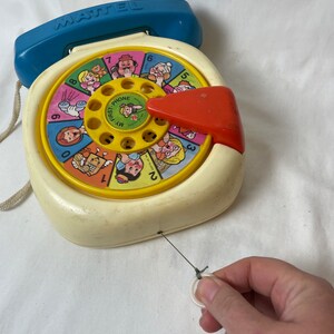 1984 Mattel, My First Phone Pull String Toy WORKS - Etsy