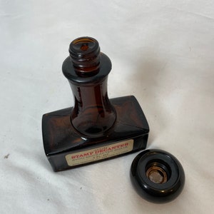 Vintage Avon PAID Stamp Cologne Bottle Brown Glass Decanter - Etsy