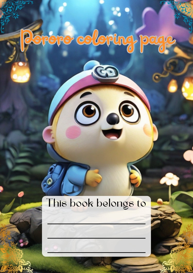 10 Pororo Printable Coloring Pages for Kids, Toddlers, Preschoolers ...