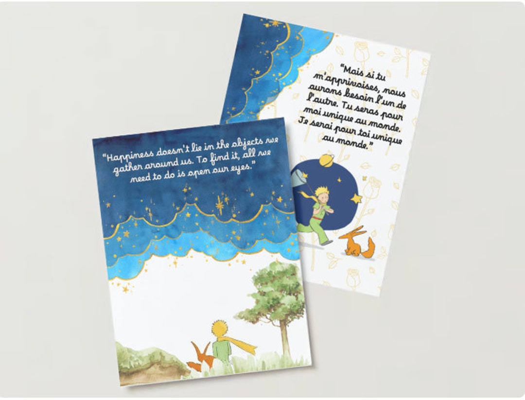 Little Prince Posters French and English! - Etsy