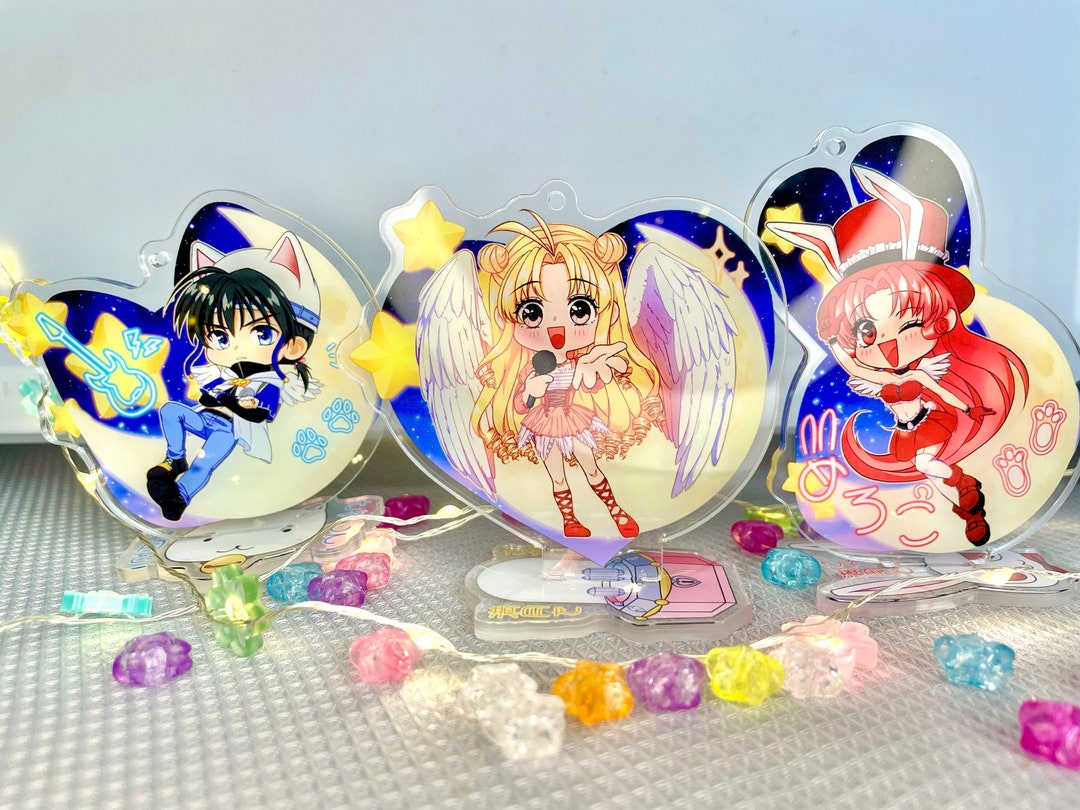 Convertible Full Moon Wo Sagashite Keychain Standee // Looking for Full ...