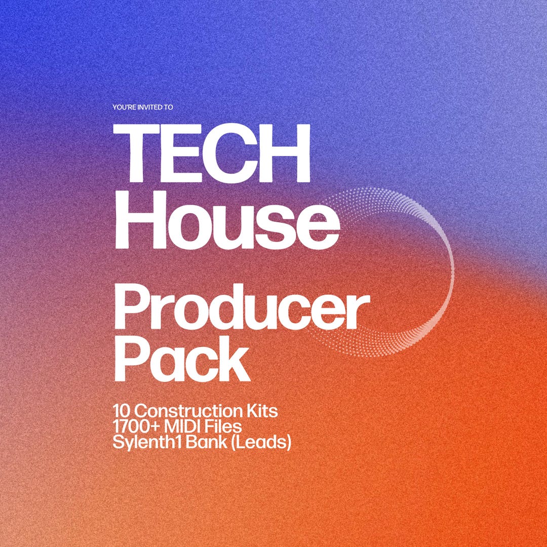 Tech House Production Pack – 3000+ Files | MIDI, Kicks, Templates ...