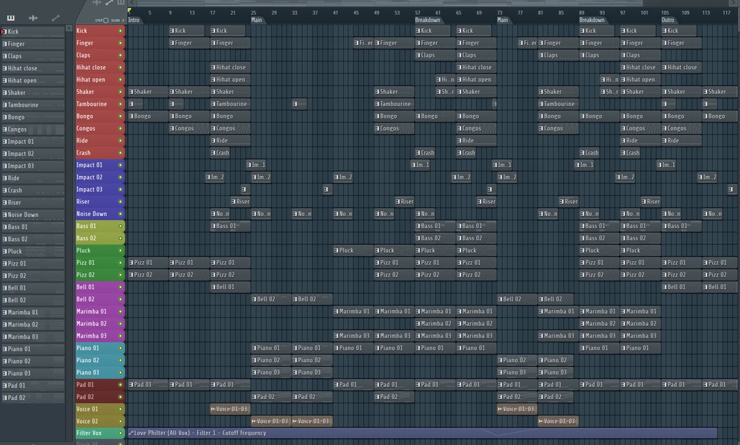 FL Studio Template Tropical House FLP Midi - Etsy