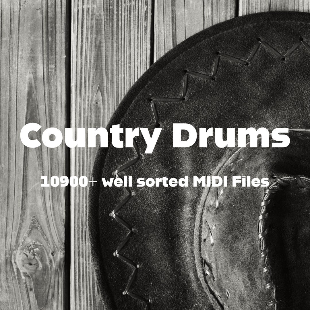 10,975 MIDI Files for Country Drums – Authentic Drums for Country Music ...