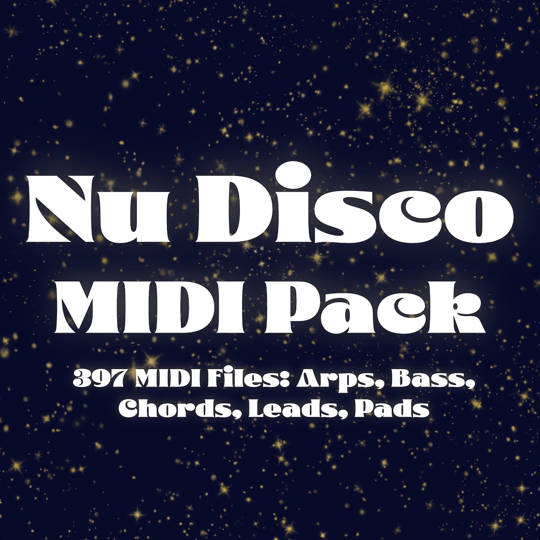 397 MIDI Files for Nu Disco Groovy Basslines, Funky Chords and Melodic Hooks - Etsy
