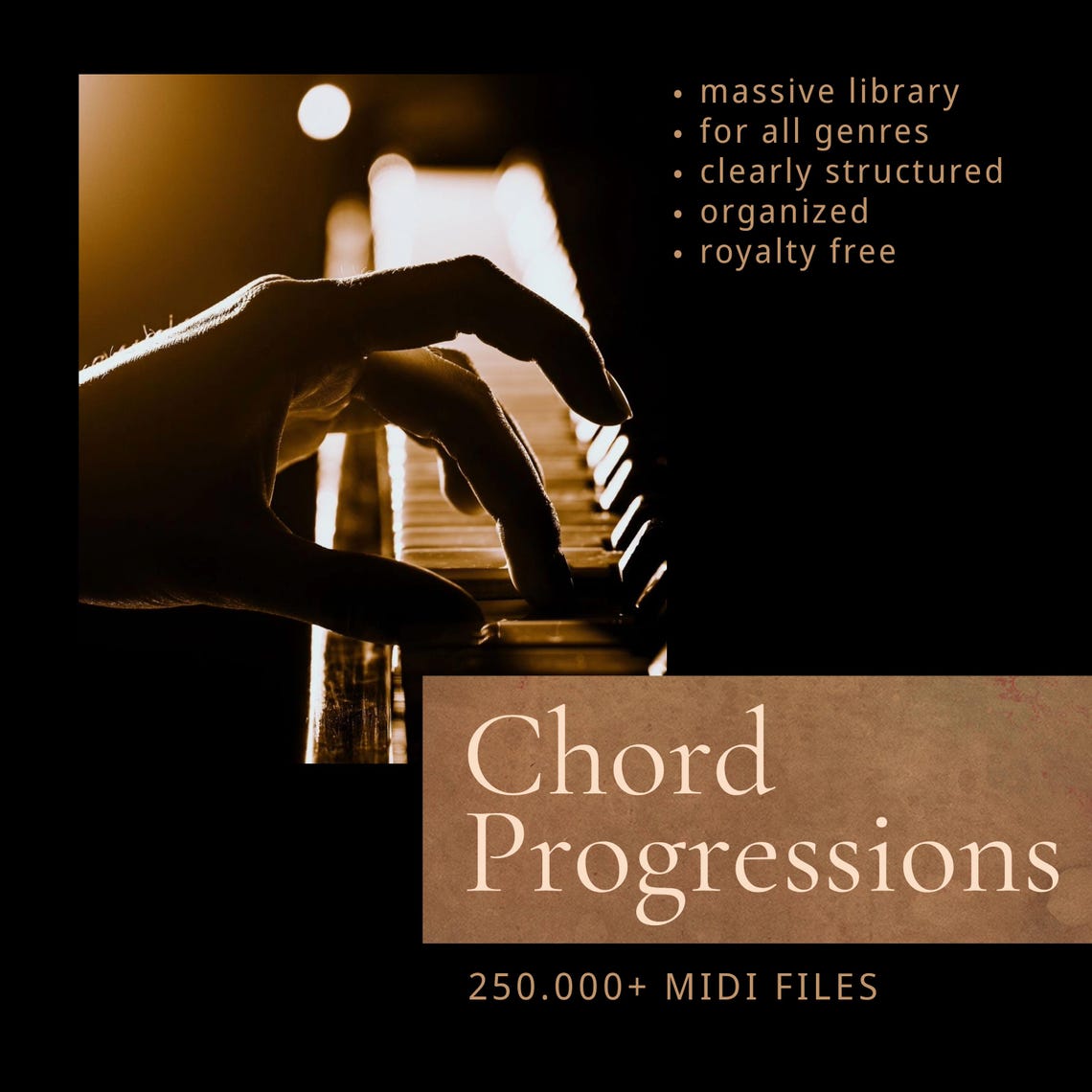 250,000 MIDI Chord Progressions – 4-voice Chords & Complex Time ...