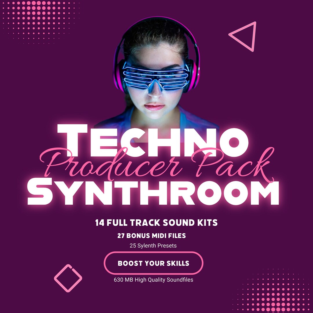 14 Techno Construction Kits – 500+ WAV Samples, 27 MIDI, 25 Sylenth1 ...
