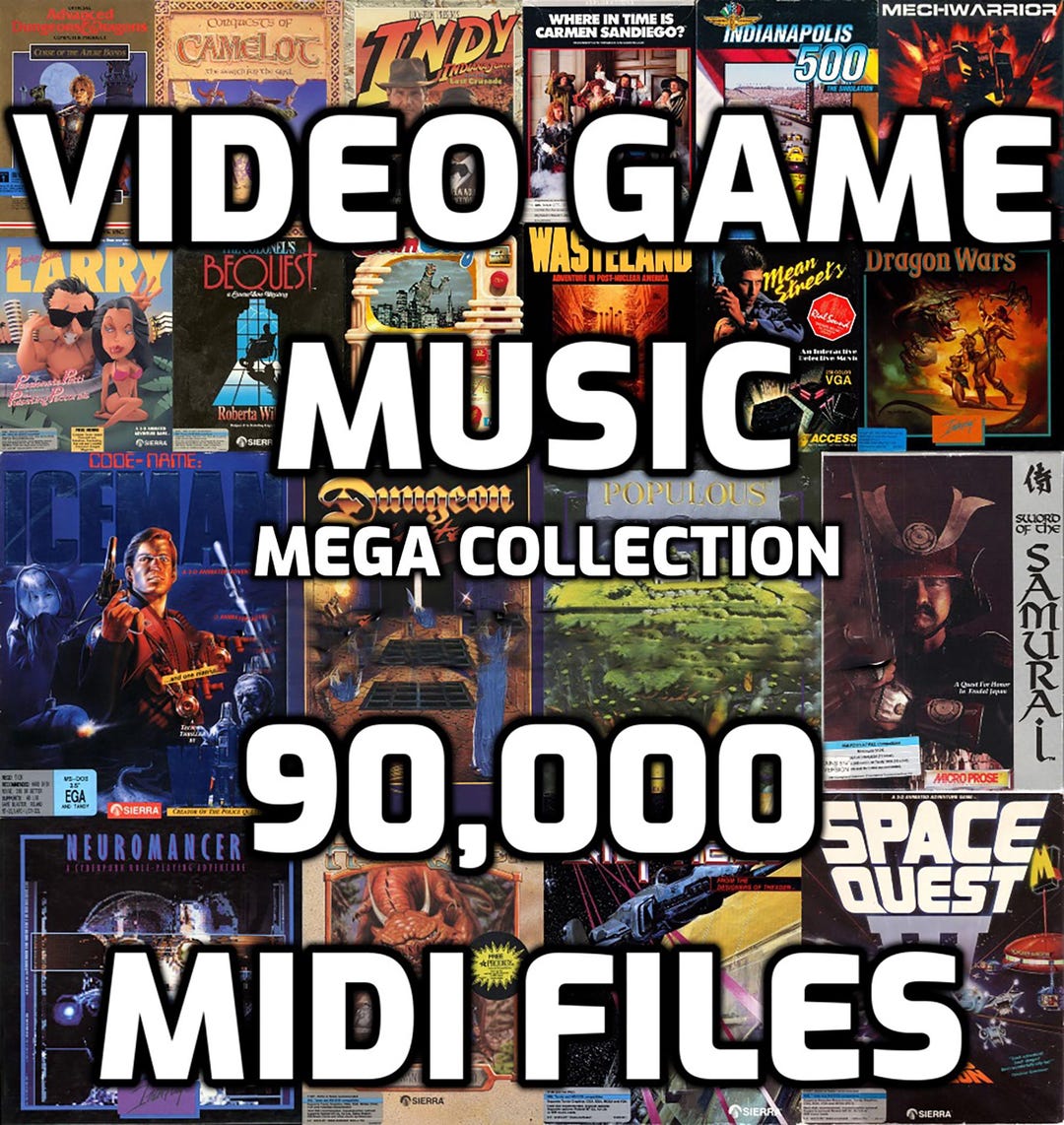 Ultimate Video Game MIDI Collection - Etsy