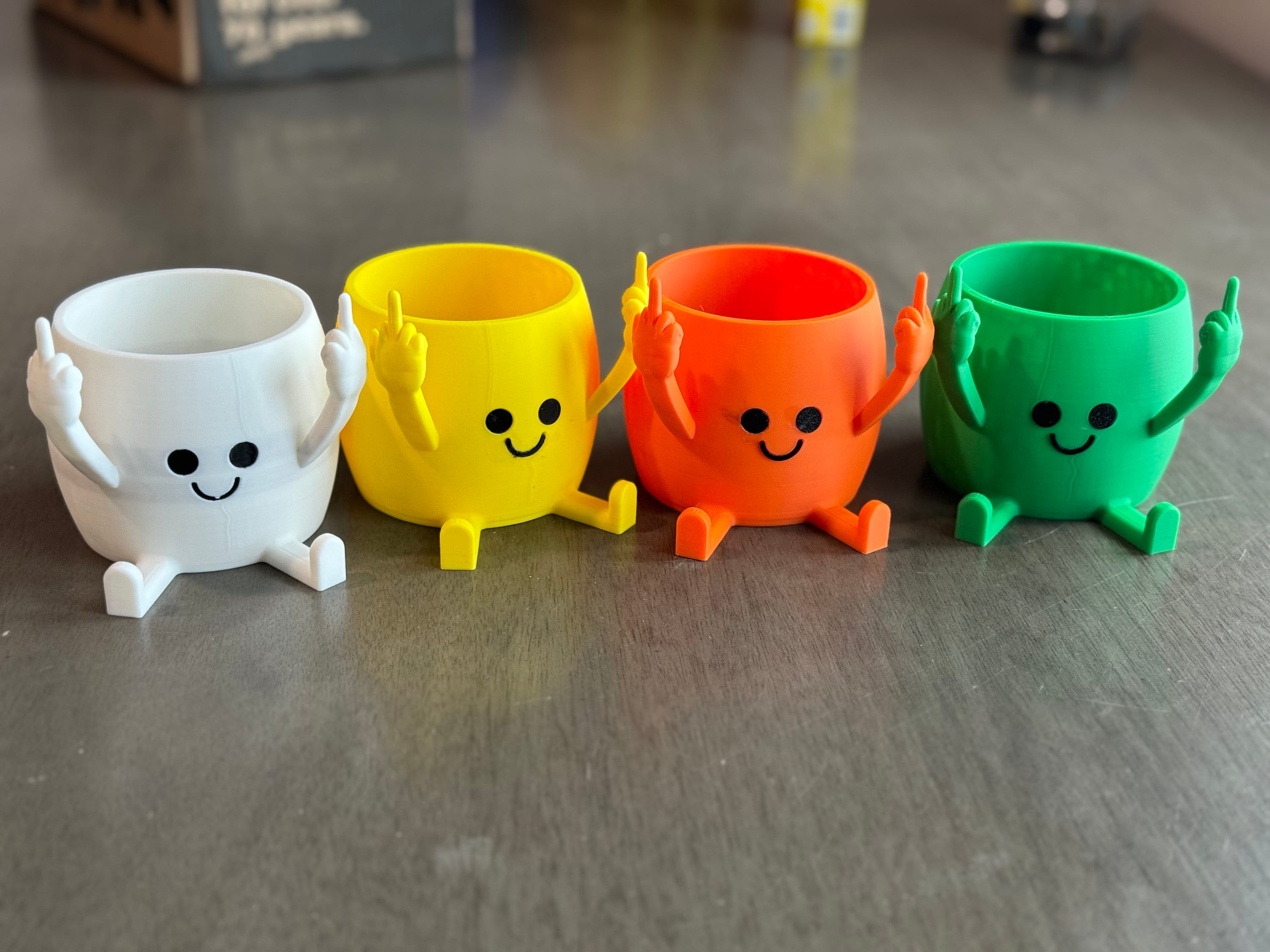 Happy Pot, Succulent, Middle Finger - Etsy