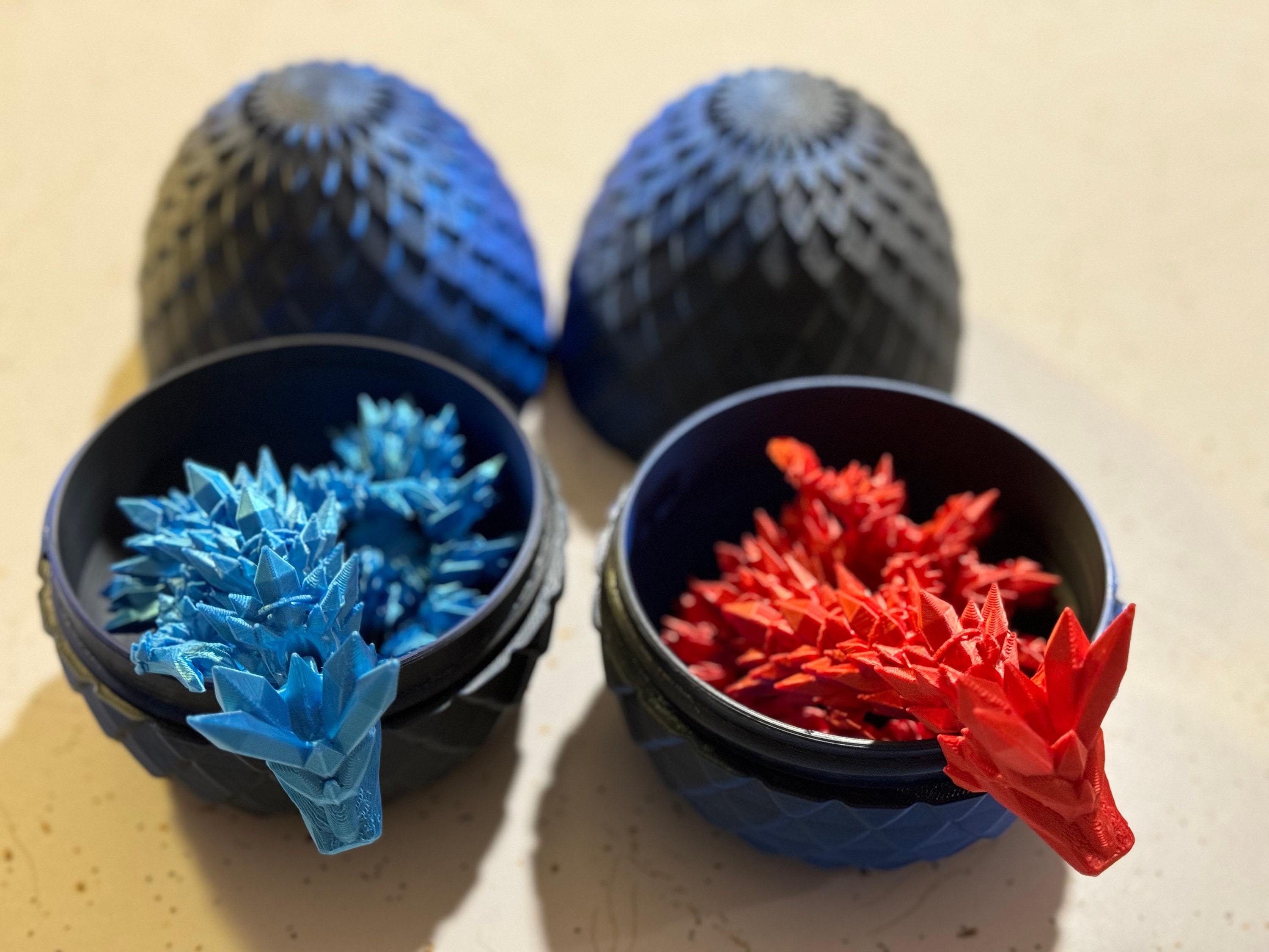 Dragon-crystal Dragon-3d Printed Dragon-articulated Dragon-3d 3D ...