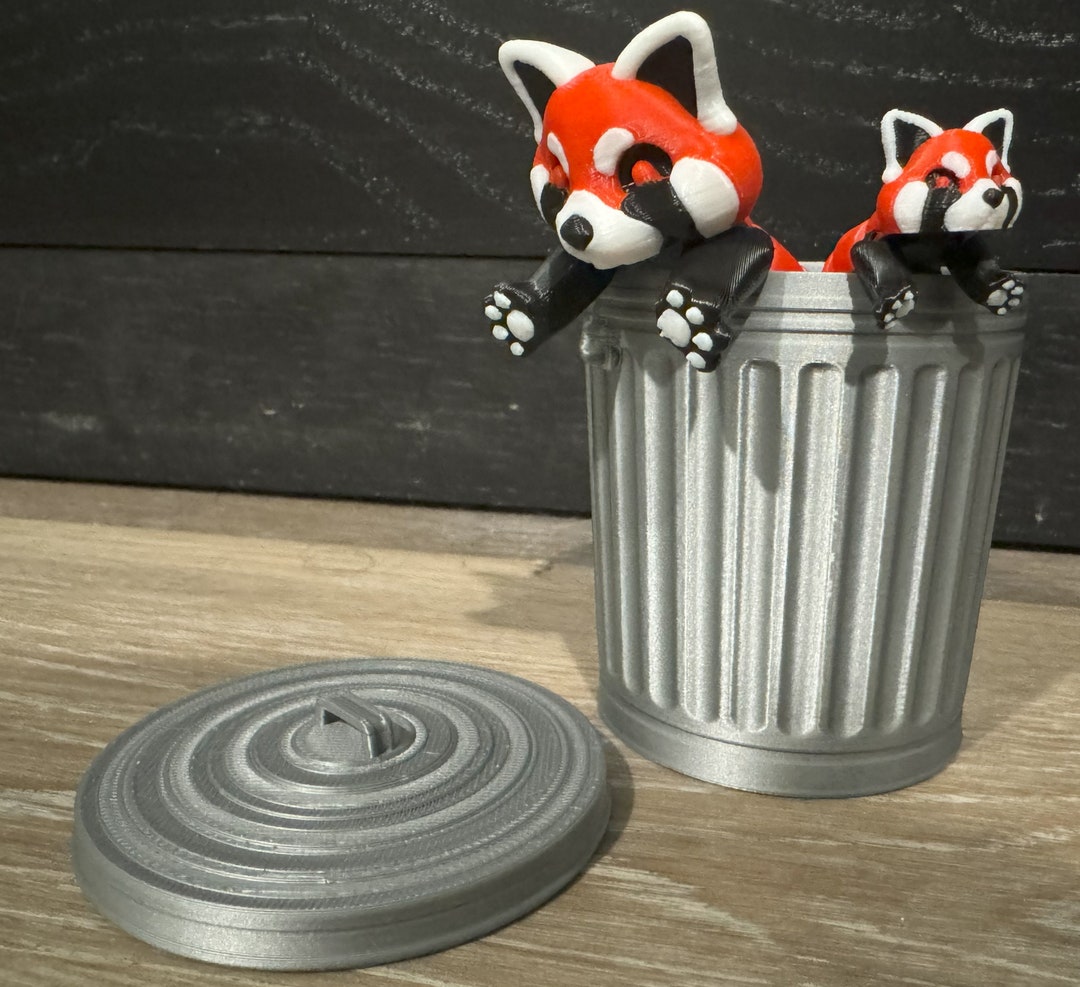 Red Panda, Family Set- 3D Printed Fidget Toy - Etsy