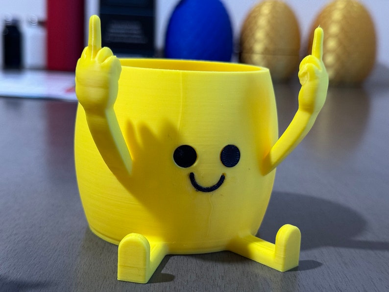 Happy Pot, Succulent, Middle Finger - Etsy