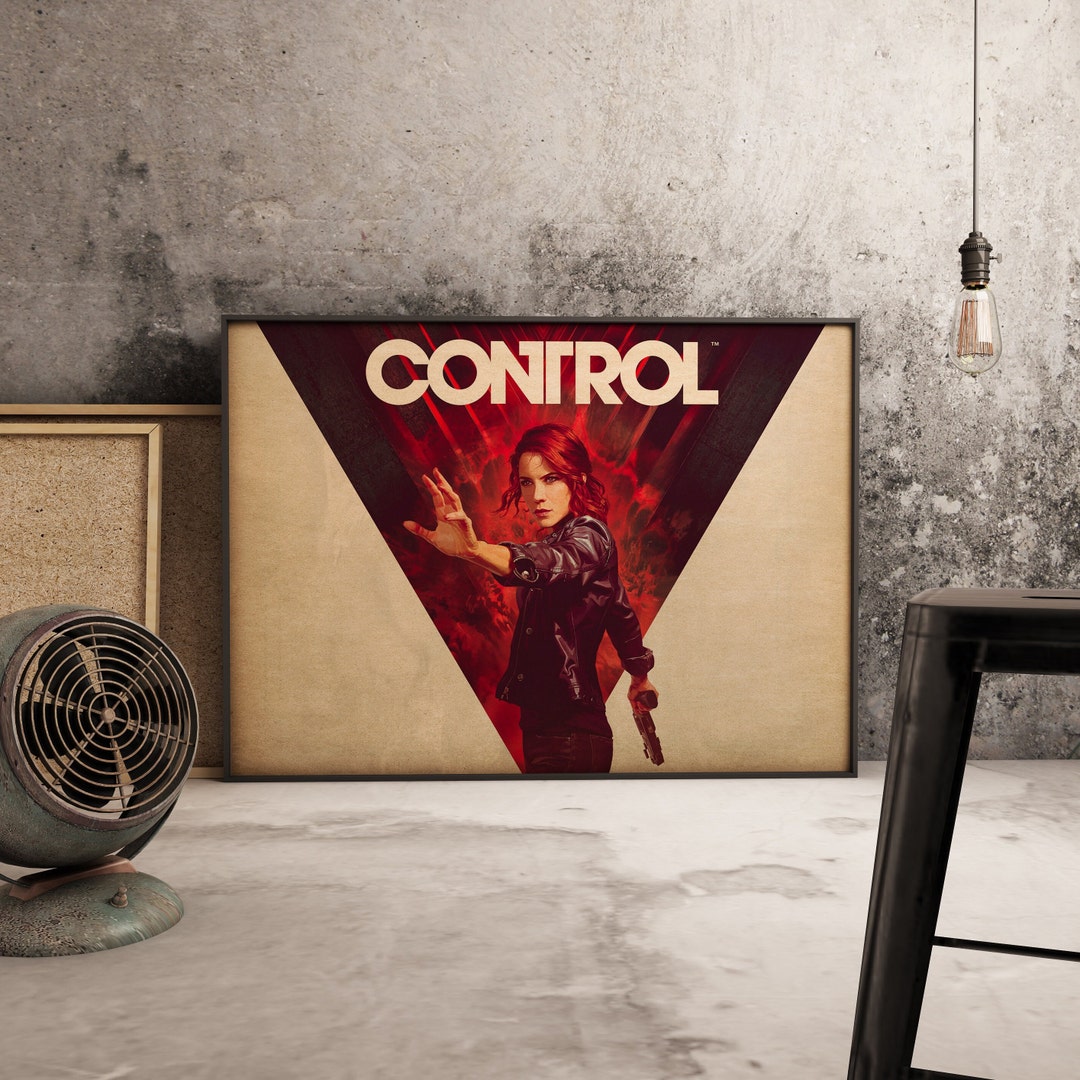Control Video Game Poster, Jesse Faden Art Print, Supernatural Action ...
