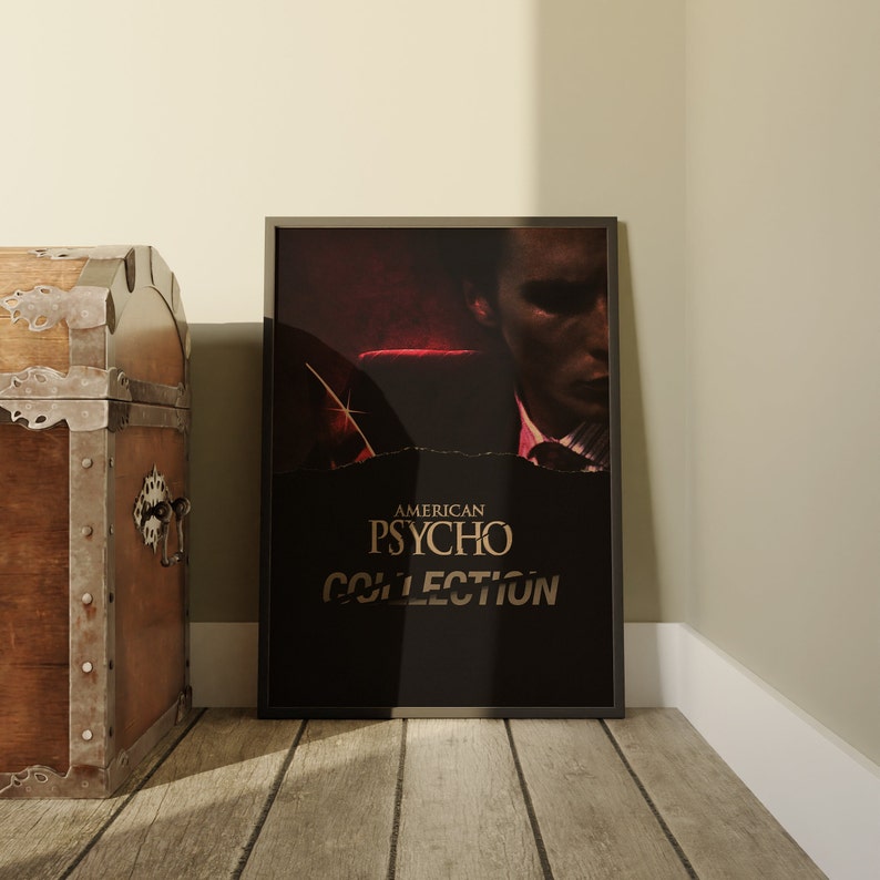 American Psycho Movie Poster - Minimalist Film Art Print, Patrick ...