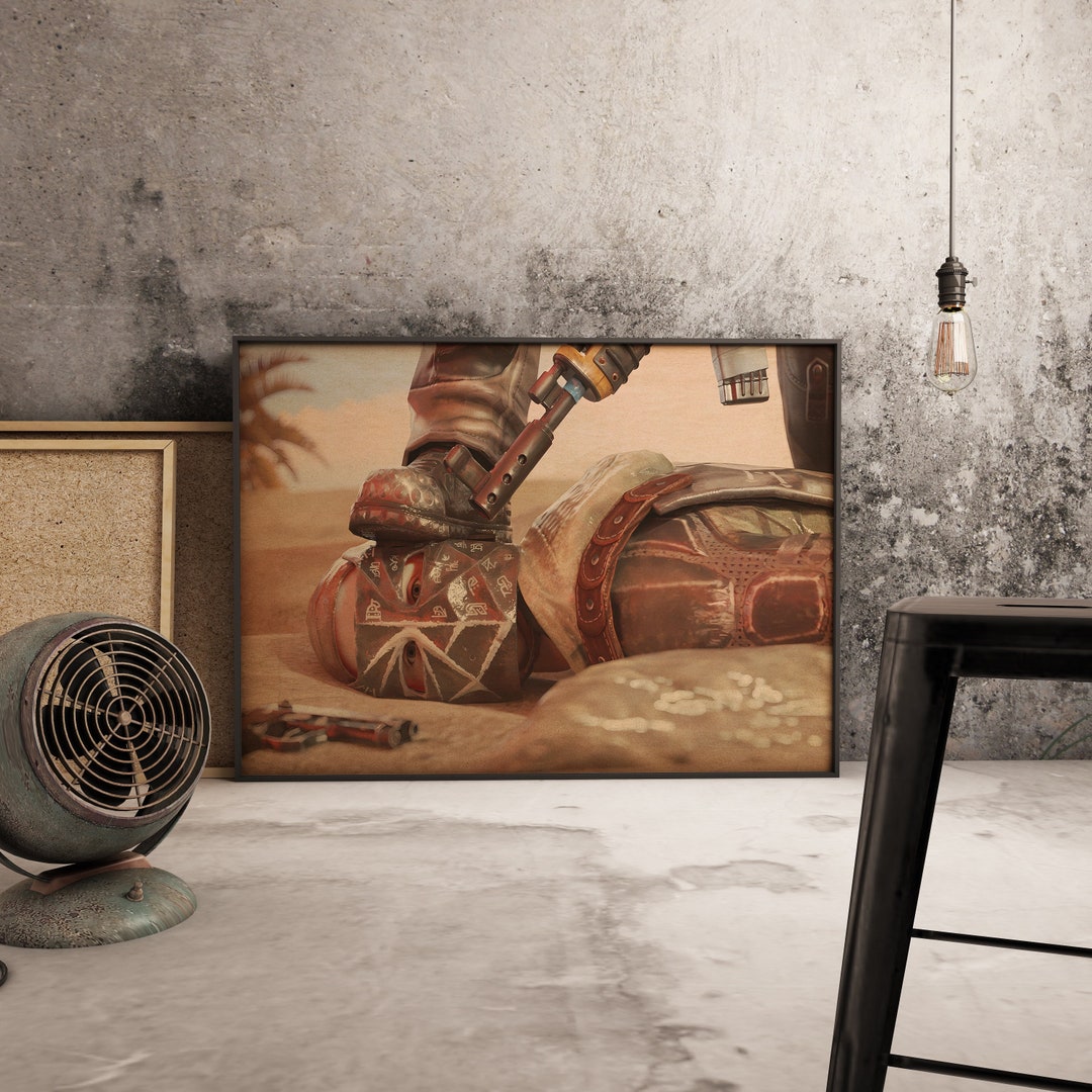 Rust Game Vintage Poster, Survival Game Wall Art, Kraft Paper Print ...