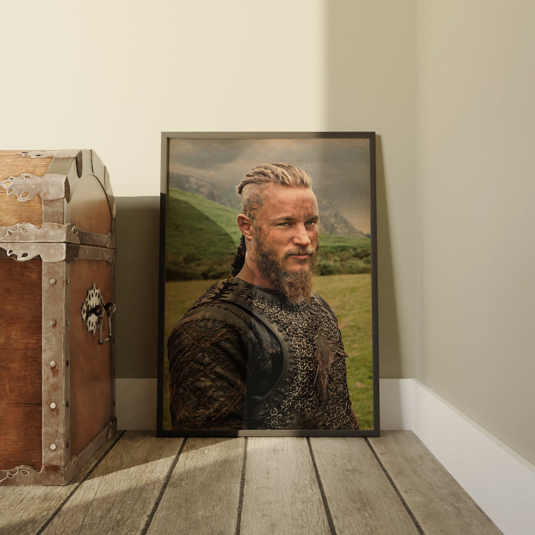 Vikings TV Series Poster - Vintage Kraft Paper Print | Norse Mythology ...